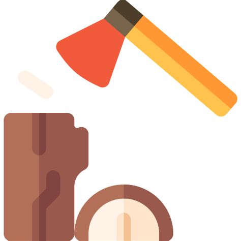 Firewood Icon Basic Rounded Flat