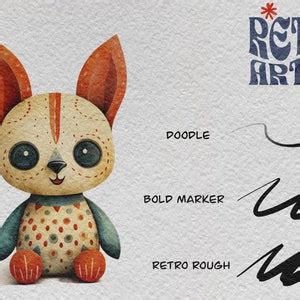 Procreate The Retro Artist Procreate Brush Bundle Etsy