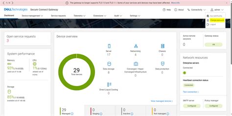 How To Set The Secure Connect Gateway Login Admin Password Expiration
