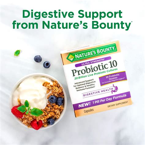 Natures Bounty Acidophilus Probiotic Daily Probiotic Supplement