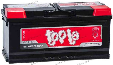 Аккумулятор автомобильный Topla Energy 110 А/ч 1000 А обр. пол. 108210 ...