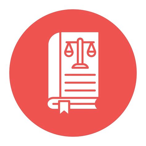 Premium Vector Law Book Vector Illustration