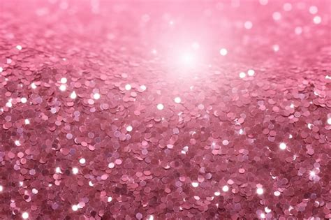 Premium Photo Soft Pink Glitter Confetti Bokeh Background