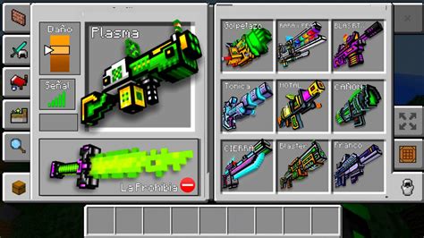 ARMAS LAZER MOD PARA MINECRAFT PE 1 21 BEDROCK ADDON ARMAS