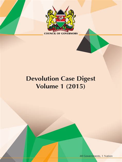 Thematic Devolution Case Digest Volume 1 Pdf Impeachment Devolution