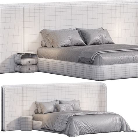 Calabria Frato Bed 3d Model For Corona