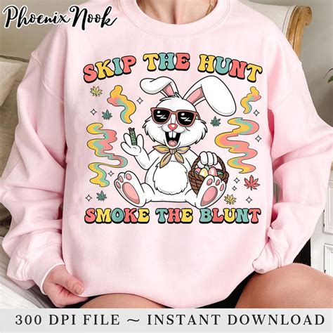 Smoking Easter Bunny Etsy