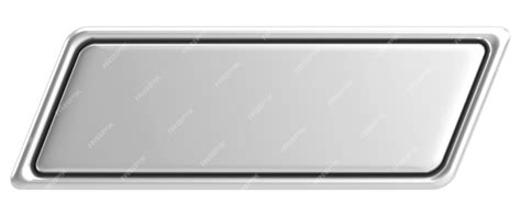 Premium Photo 3d Button Empty Button 3d Illustration
