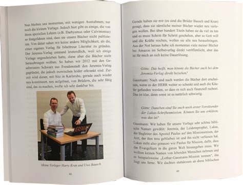 Dr Lothar Gassmann Im Interview Jeremia Verlag Bibeltreue