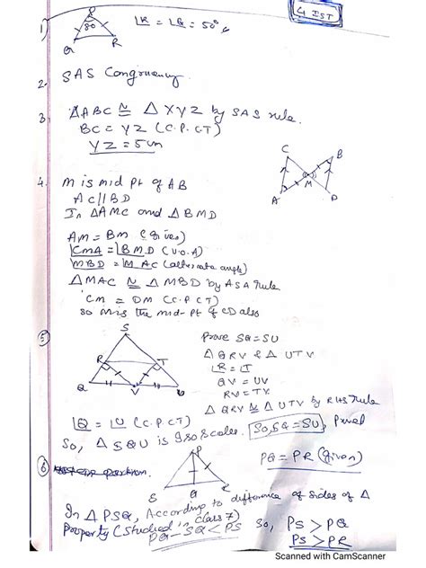 Triangles Solutions Pdf