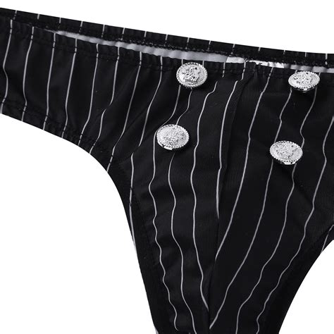 Mens Sexy Costumes Male Police Detective Cosplay Lingerie Suit Stripe