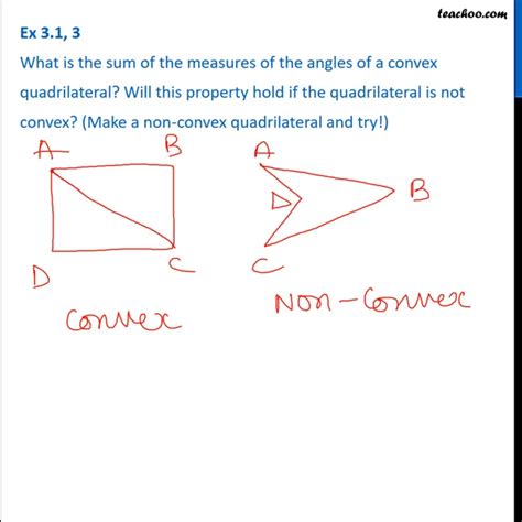 Non Convex Quadrilateral