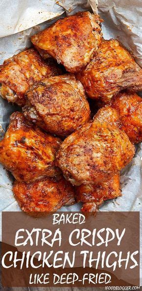 These Oven Fried Chicken Thighs Are Extra Crispy On The Outside And