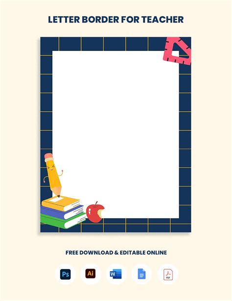 Teacher Borders For Paper