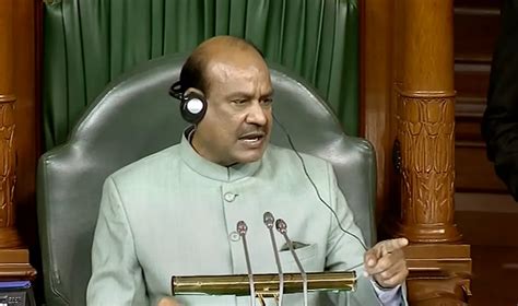 Lok Sabha Speaker Om Birla Admits No Confidence Motion Against Govt