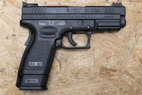 Springfield Xd 45 45 Acp Police Trade In Pistol With Extended Magazine