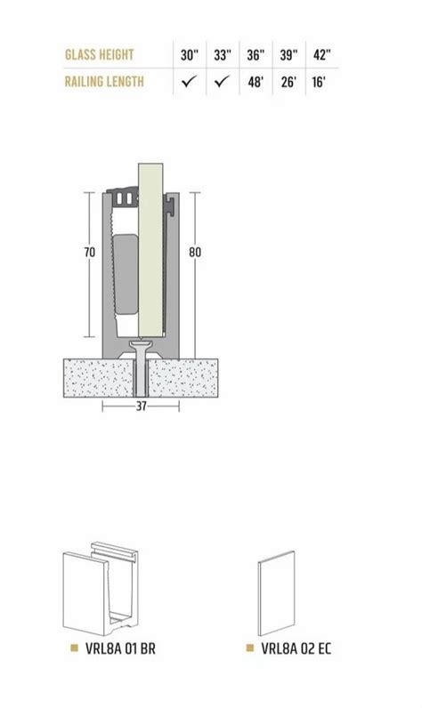 Balconystairs Vrail 8a Continuous Profile Aluminium Railing At Rs 380