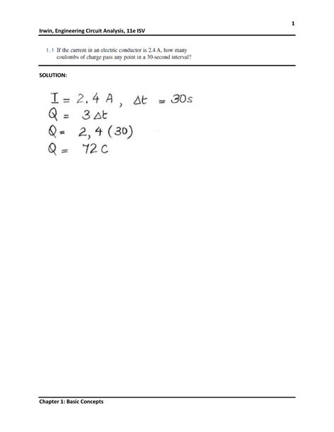 Ch01 Circuits And System Irwin Engineering Circuit Analysis 11e