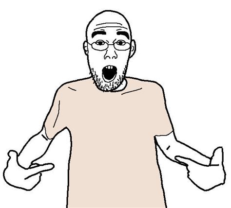 Soyjak Pointing Meme Template