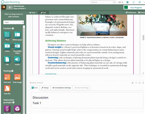 How To Set Up The White Space Widget Core Widgets OpenLearning Help Community