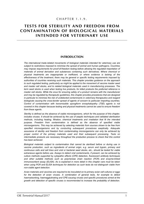 1 01 09 TESTS FOR STERILITY Pdf