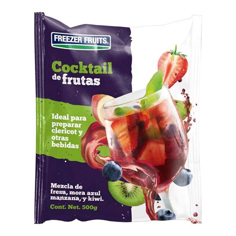 Cocktail De Frutas Freezer Fruits Fresa Mora Azul Manzana Y Kiwi 500 G Walmart