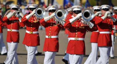 Marine Corps Marching Band Editorial Image Image Of Performance 4538510