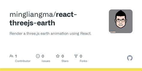 GitHub Mingliangma React Threejs Earth Render A Three Js Earth Animation Using React