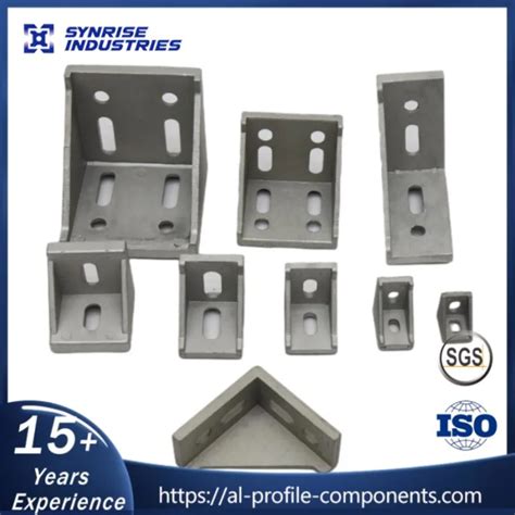 Die Casting Aluminum Angle Mounting Bracket Inside Black Corner Bracket
