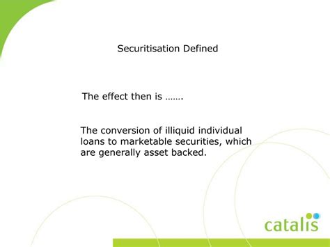 Ppt Securitisation 2011 Quo Vadis Presentation To Housing Finance