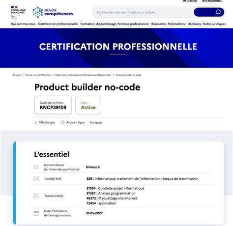 Nocode Lowcode Tech Productbuilder Formation Pierre Launay 64