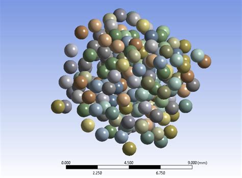 How To Export A Randomly Generated Spheres In A Volume In Matlab To Ansys