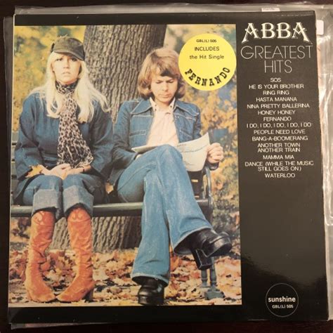 Pop ABBA Greatest Hits Vinyl LP South African Press Was Sold For