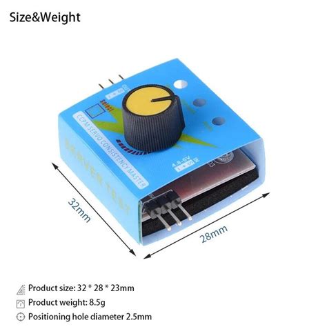 Servo Tester Simples Servo Tester Teste De Motor Modelo De Aeronave Tester Ajuste Elétrico