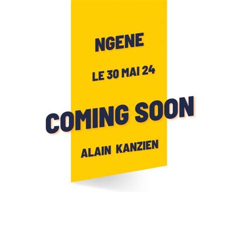 Ngene Le Nouveau Single De Lartiste Alain Kanzien Sort Le 30 Mai 2024