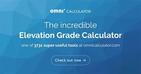 Elevation Grade Calculator