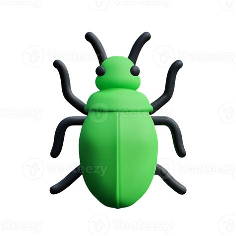 Bug 3d Rendering Icon Illustration 29188344 Png