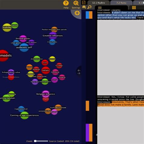 Sample Of Qualitative Data Coding In Quirkos V221 Download