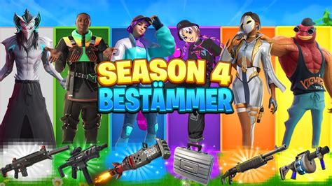 Fortnite Season 4 BestÄmmer Mina Vapen Youtube