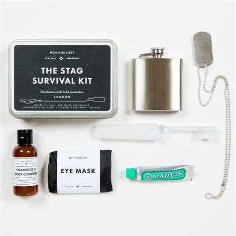 Mens Society Stag Survival Kit Clearance