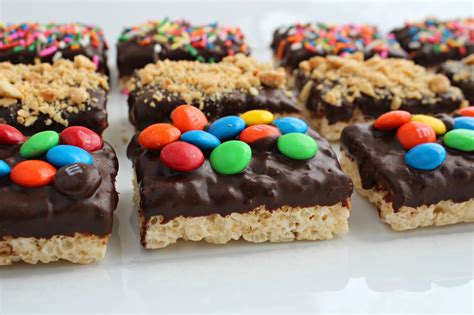 Kitchen Simmer Chocolate Dipped Rice Krispies Treats
