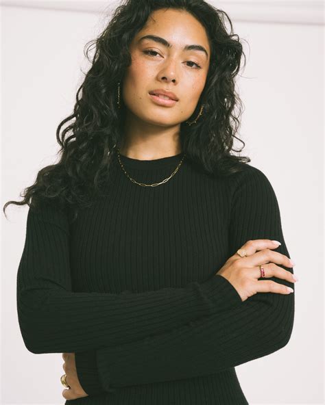 Tiltil Roelie Rib Knit Black Things I Like Things I Love