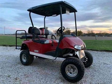 Red 2009 Ezgo Gas Rxv Lifted Premium Quality Golf Cart Inc