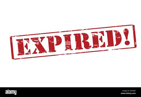 Expired Stamp Stock Vector Images Alamy