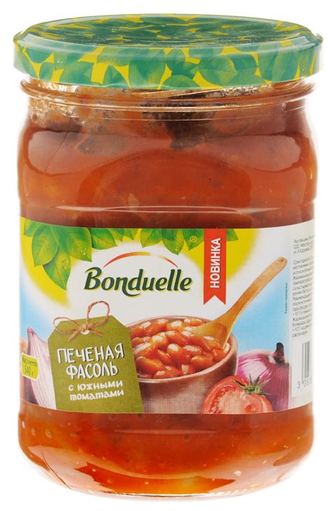 Bonduelle Печеная фасоль с южными томатами, 540 г — купить в интернет ...