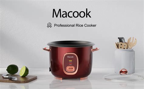 Macook Rice Cooker 10 Cups Uncooked 20 Cups Cooked Rice Maker Electric Cooker With Non Stick