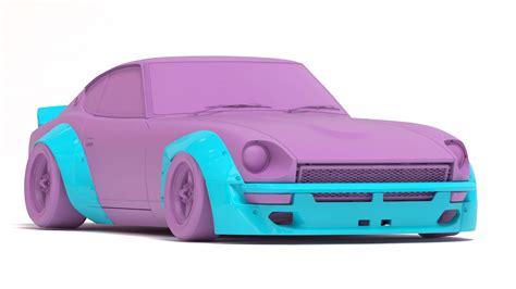 Datsun 240Z Pandem Kit 3D Model By Bayazoff