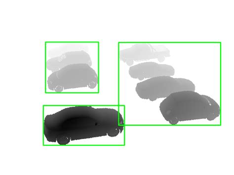 Image Processing How To Segment The Connected Area Based On Depth