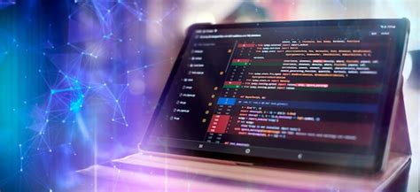 Premium Photo Notebook Closeup Photo Css Javascript And Html Usage Monitor Closeup Of Function