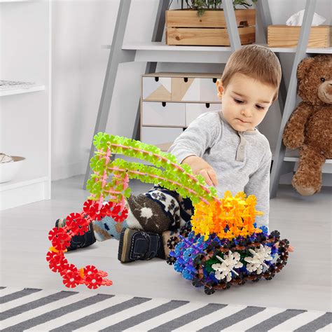 Picassotiles 550 Piece Building Construction Toy Interlocking Chips · Picassotiles
